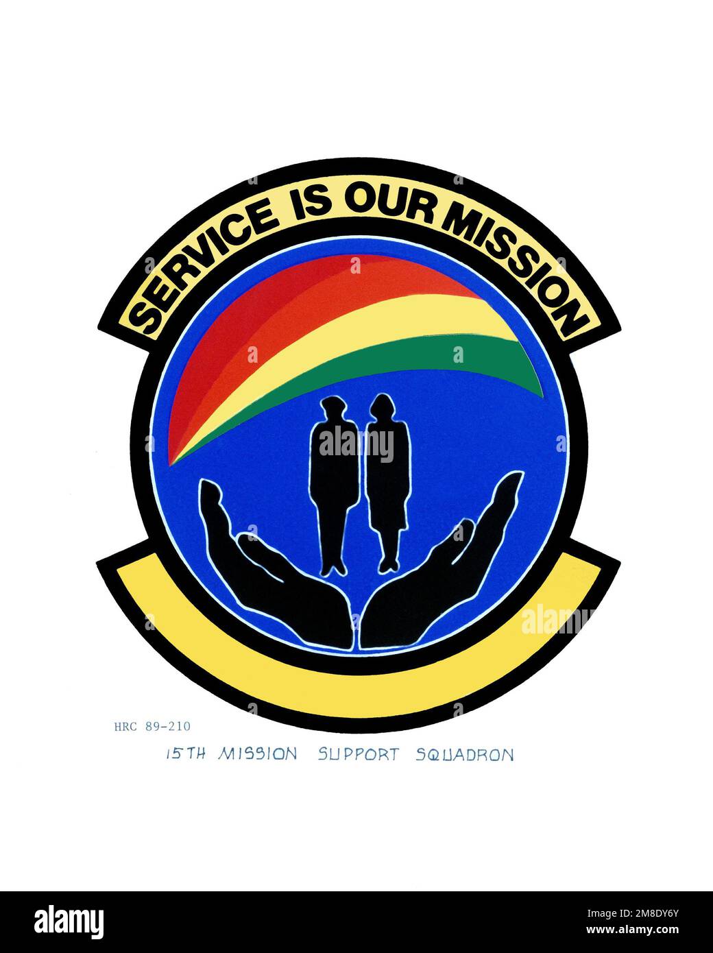 Approved insignia for: 15th Mission Support Squadron. Country: Unknown ...