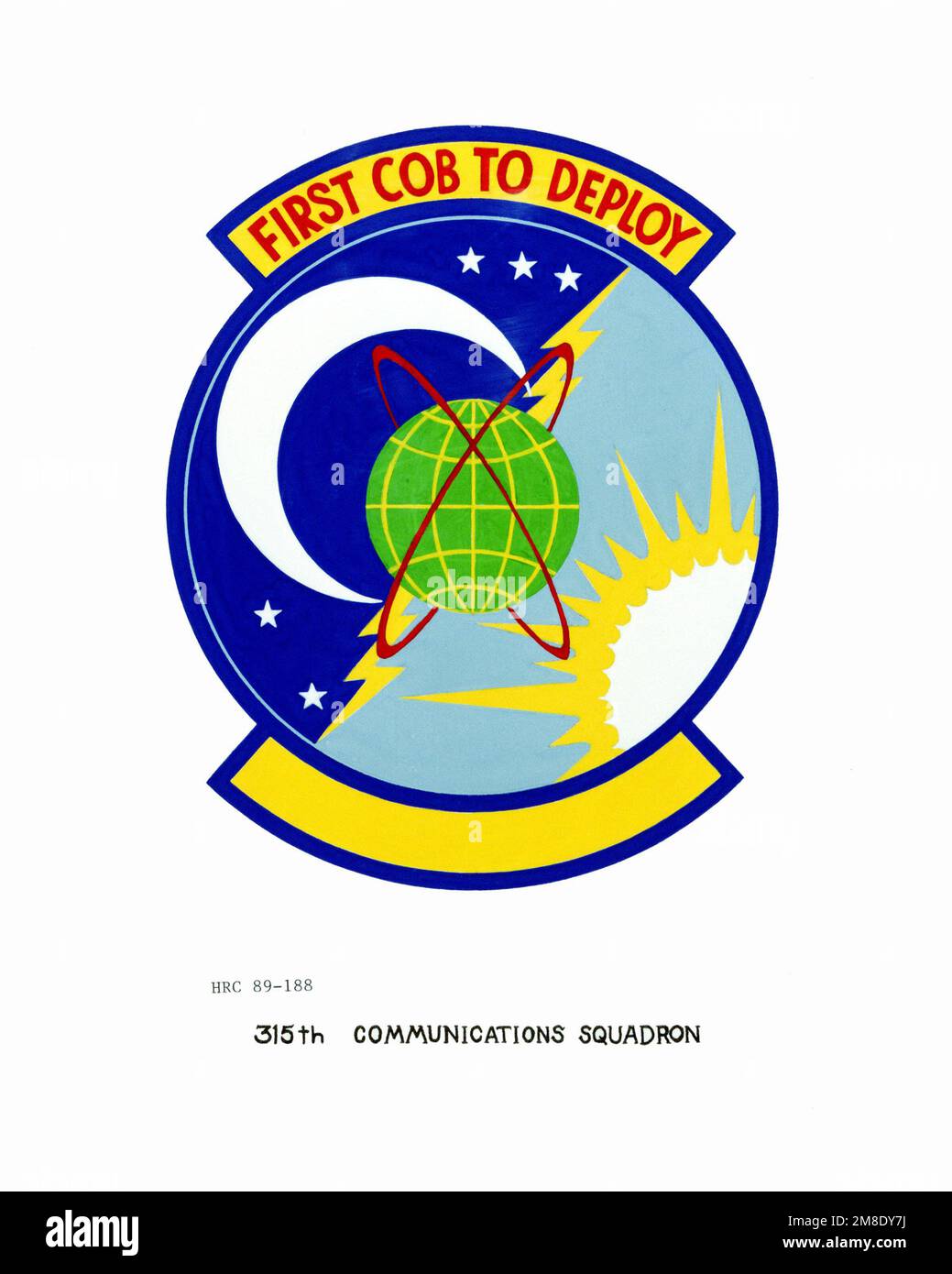 Approved insignia for: 315th Communications Squadron. Country: Unknown ...