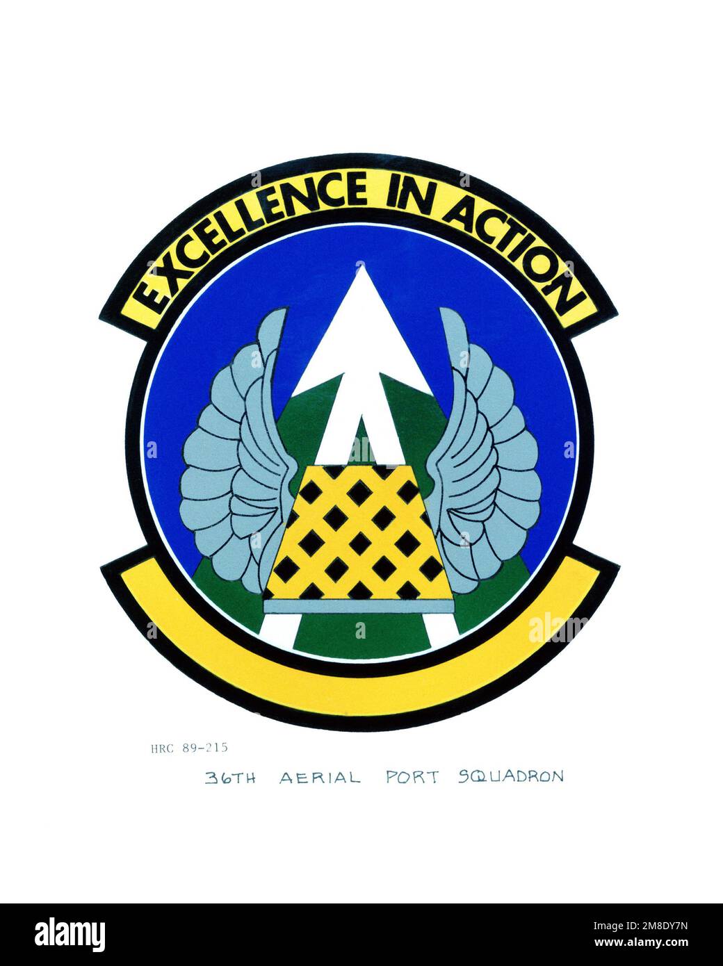 Approved insignia for: 36th Aerial Port Squadron. Country: Unknown ...