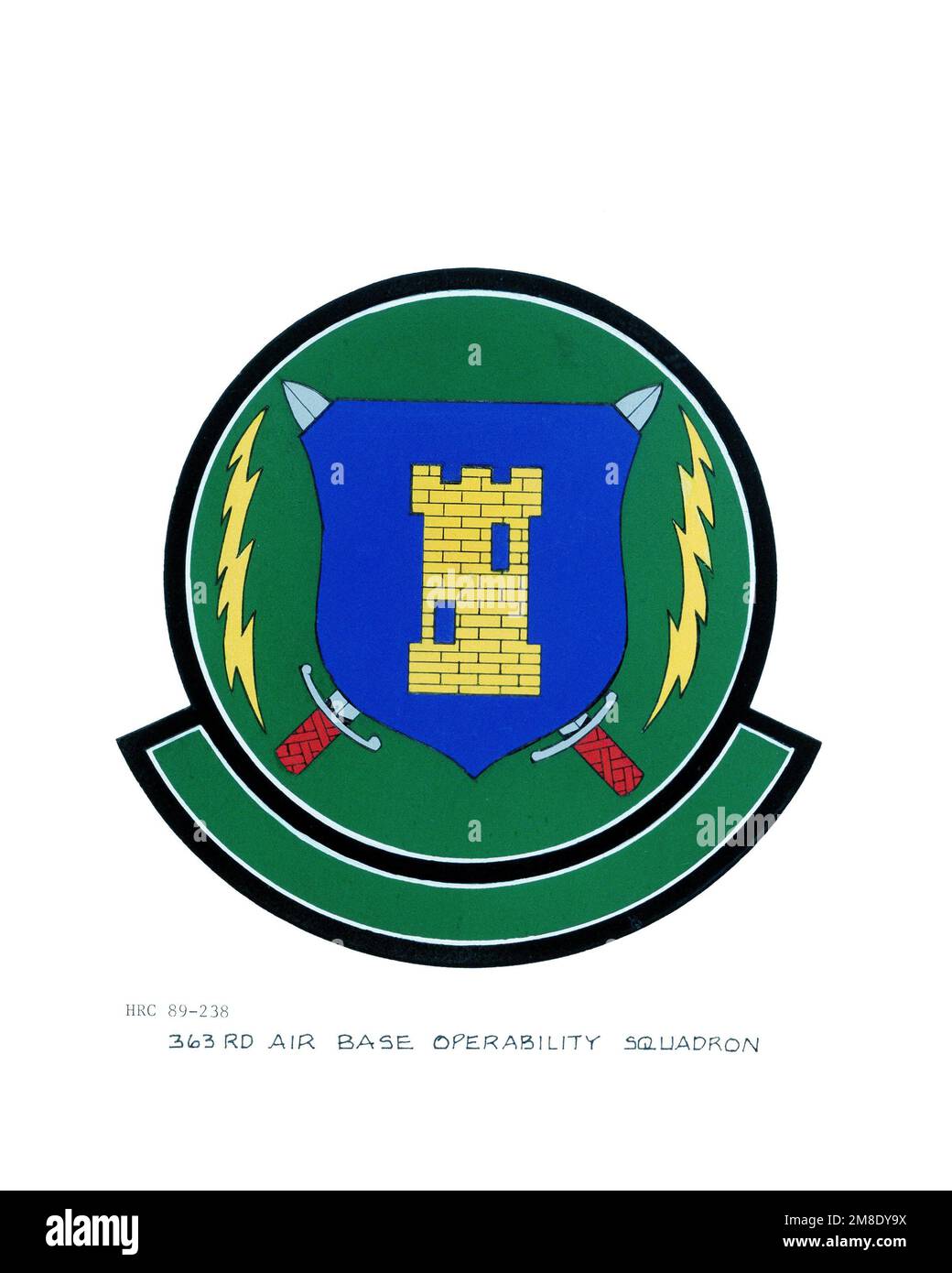 Approved insignia for: 363rd Air Base Operability Squadron. Country ...