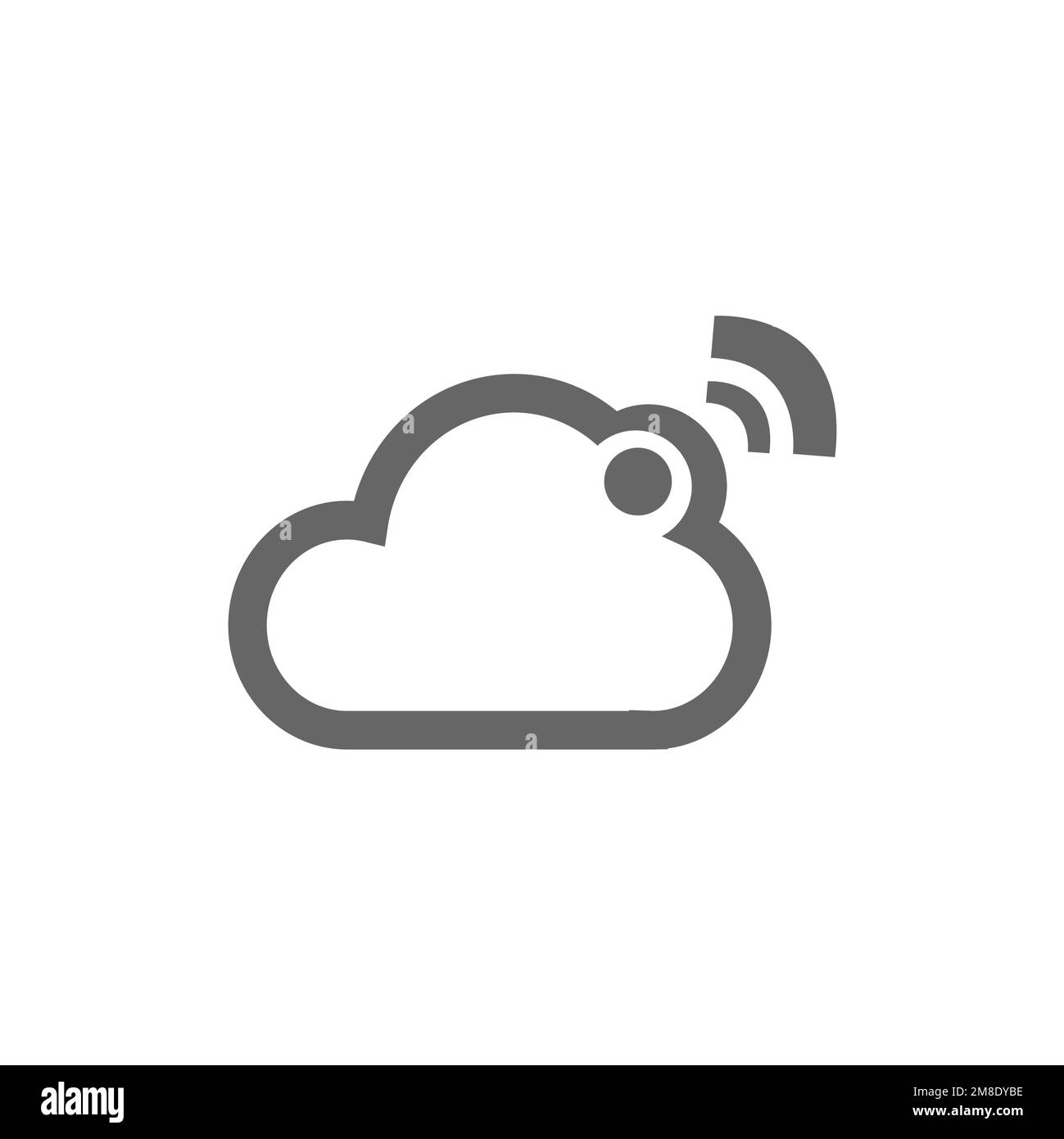Cloud service icons, common graphic resources, vector illustrations ...