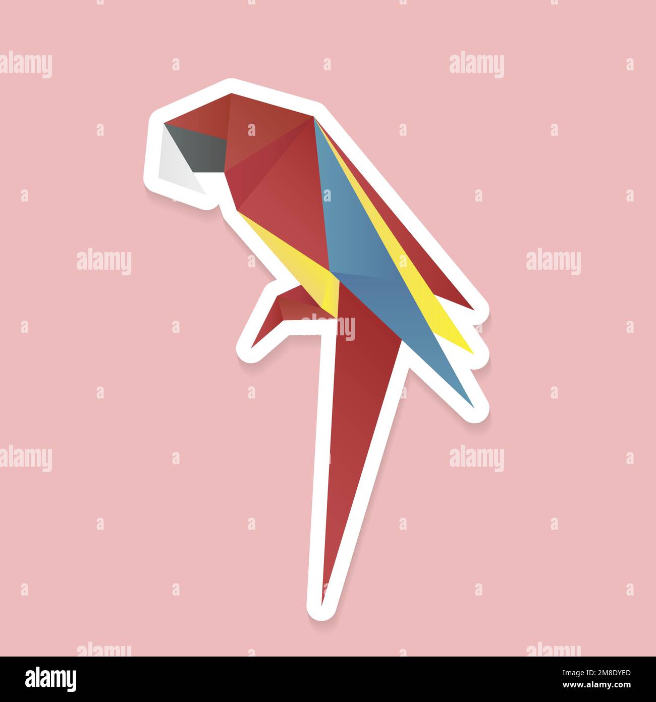 Colorful parrot origami vector paper craft Stock Vector Image & Art - Alamy