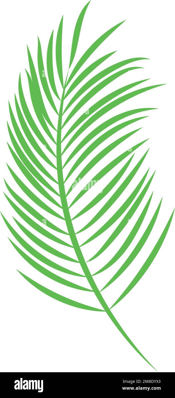 Isolated colored summer leaf sketch icon Vector Stock Vector Image ...