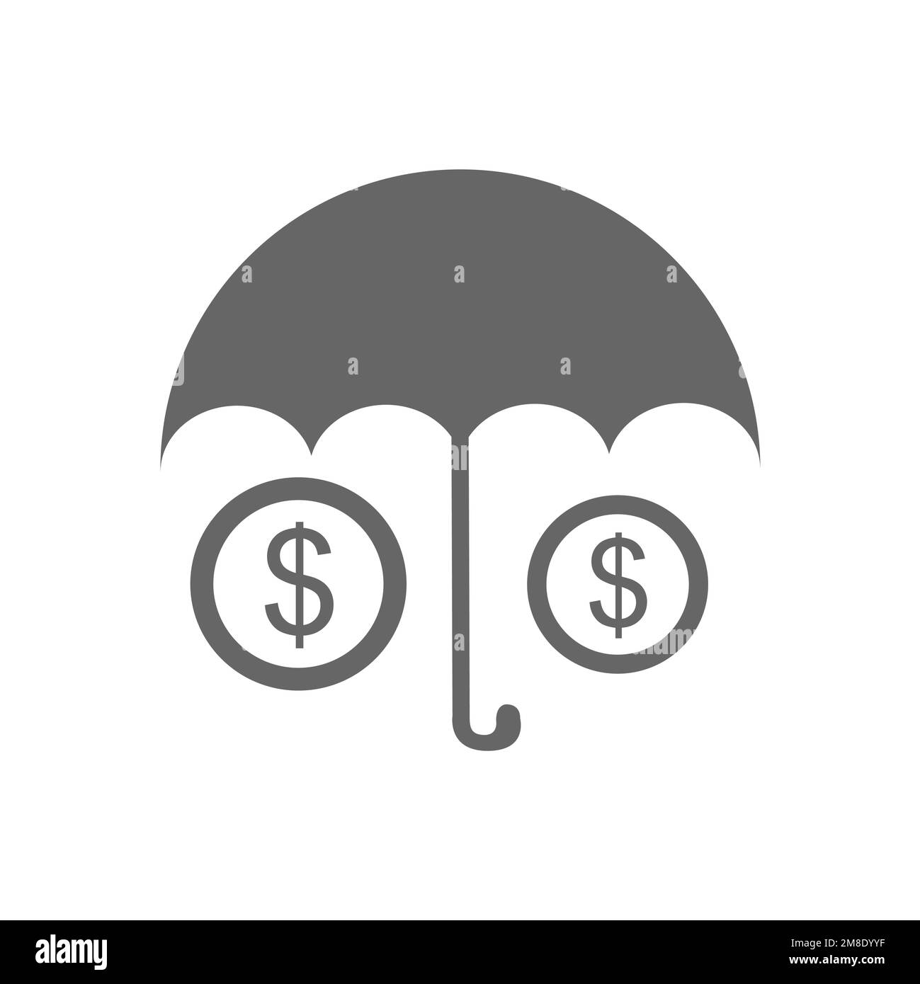 Protect wealth icons, business graphics resources, vector illustrations ...