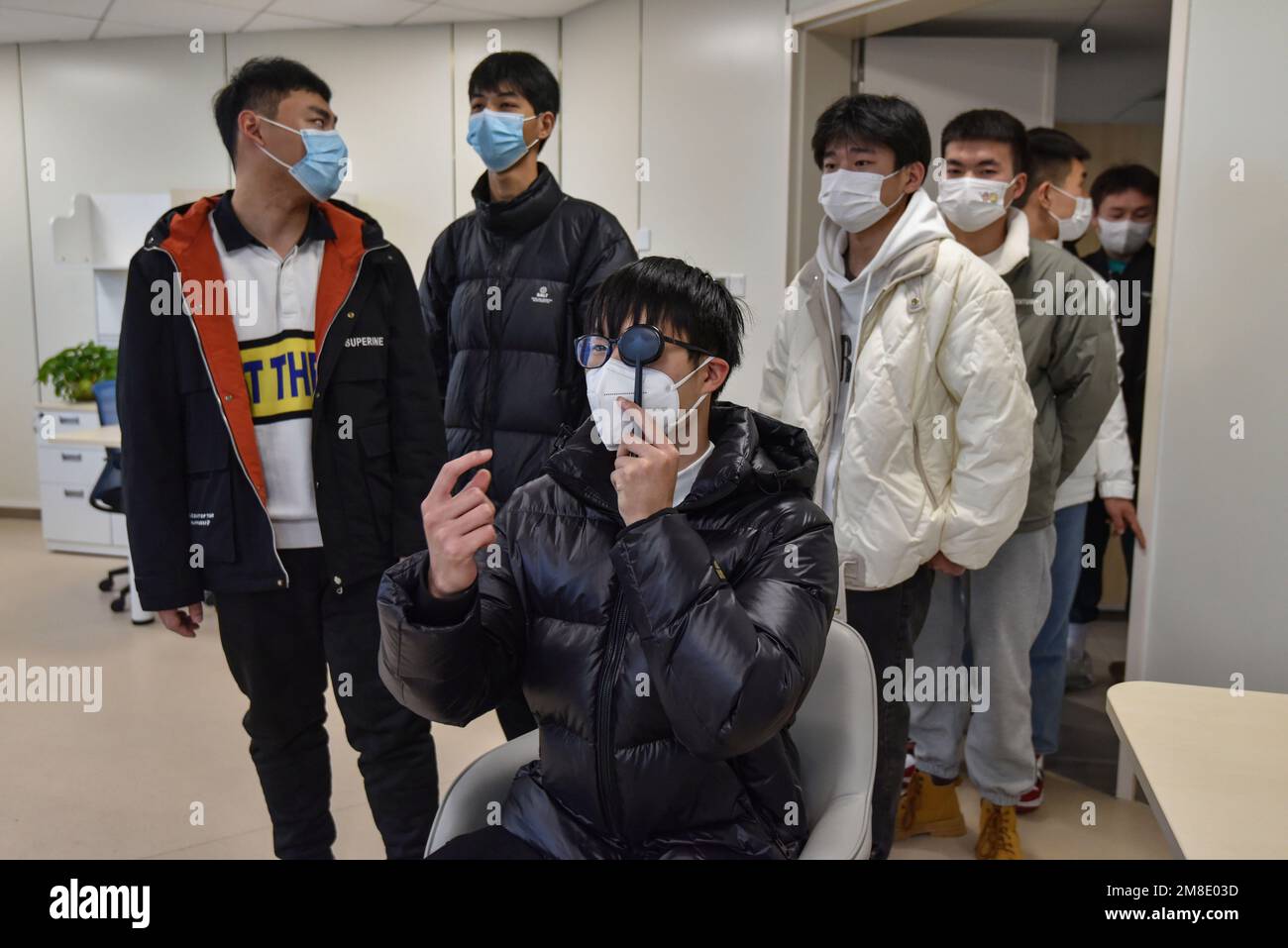 Chinese military physical examination hi-res stock photography and ...
