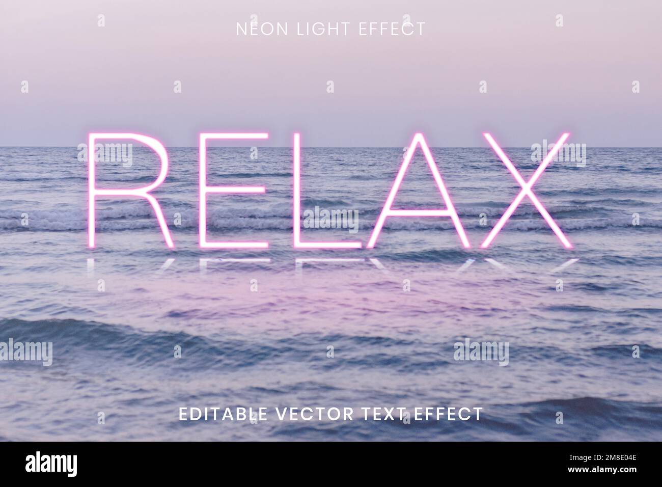 2 text effect design hi-res stock photography and images - Alamy