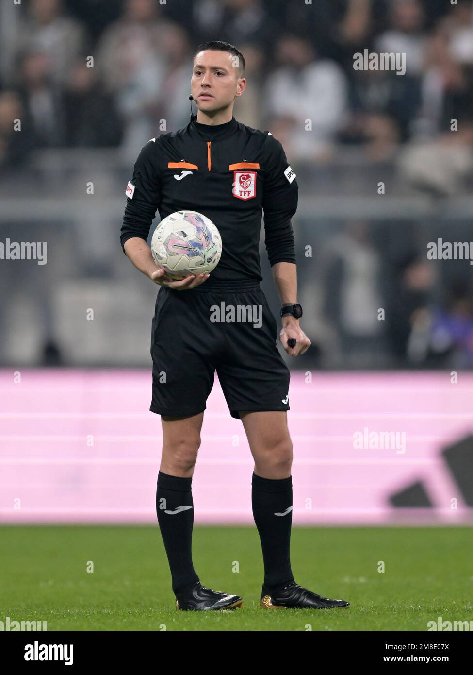 ISTANBUL - Referee Zorbay Kucuk during the Turkish Super Lig match ...