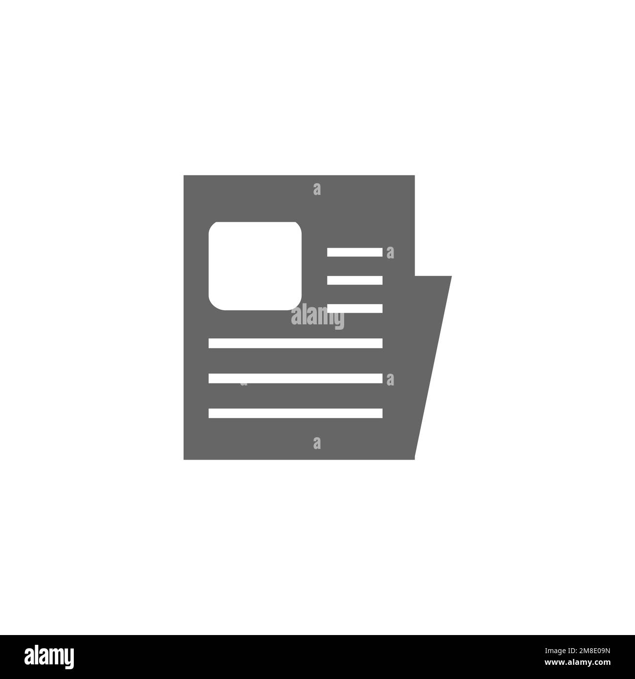 Presentation file icon, common graphic resources, vector illustration ...