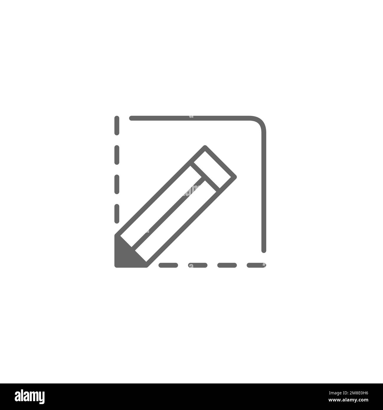 Pencil icons, common graphic resources, vector illustrations Stock ...