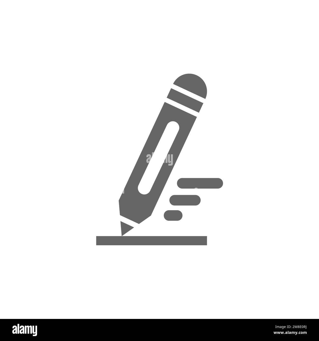 Writing icons, common graphic resources, vector illustrations Stock ...