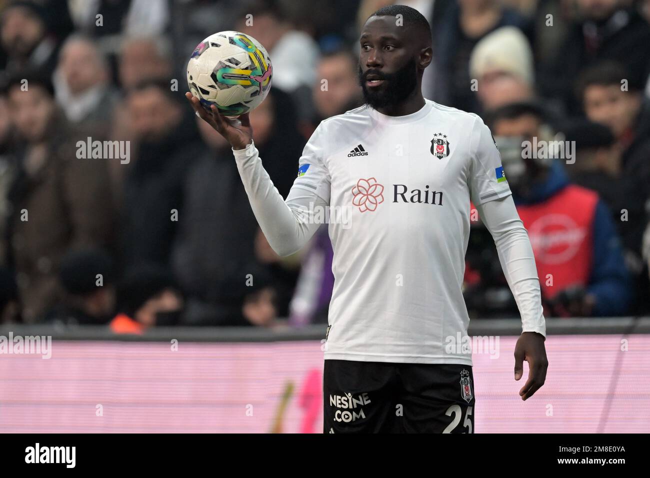 ISTANBUL - Fuka Arthur Masuaku Kawela of Besiktas JK during the Turkish ...