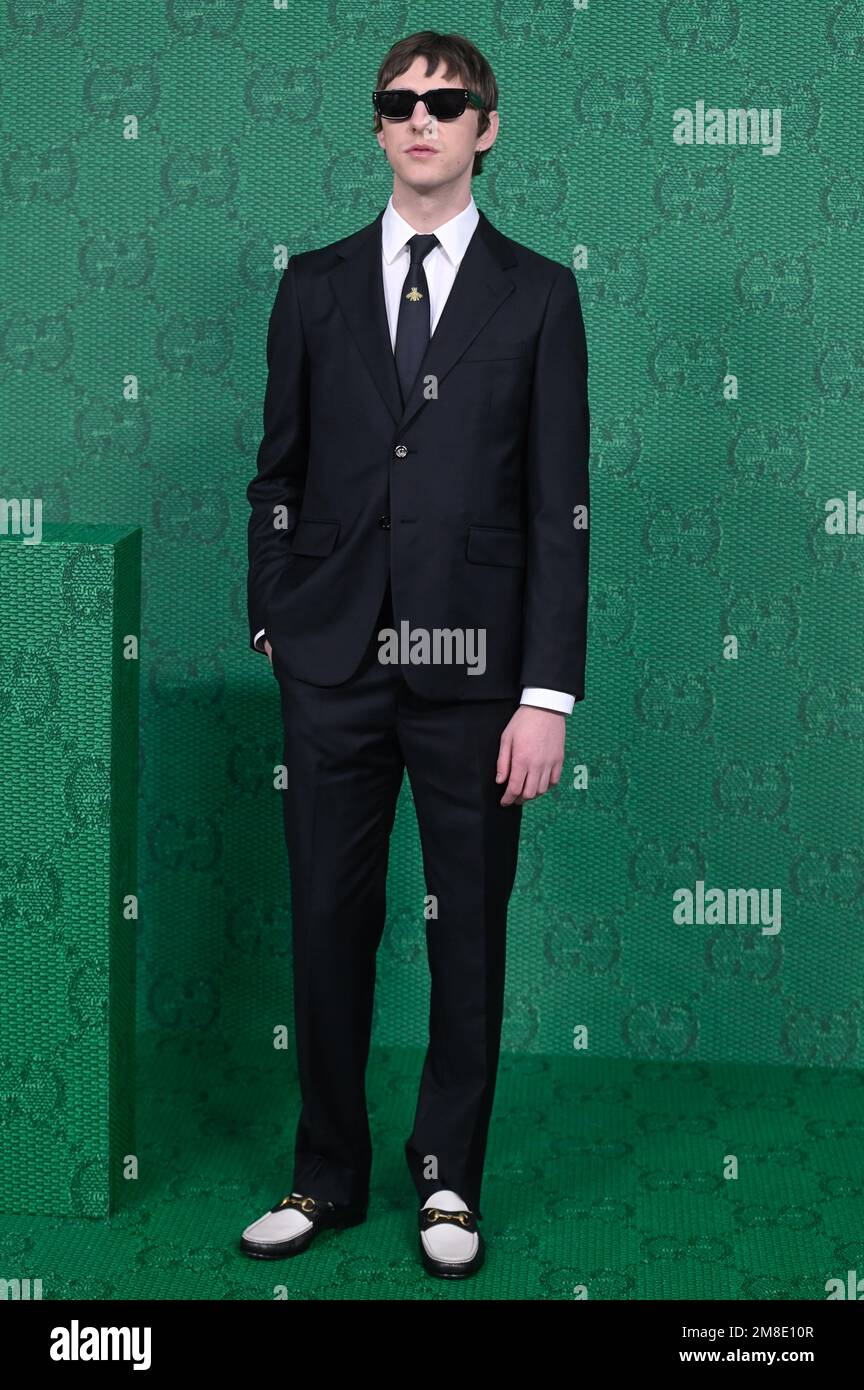 Milan, Italy. 13th Jan, 2023. Milan, Men Fashion Week, Fall Winter 2023 ...