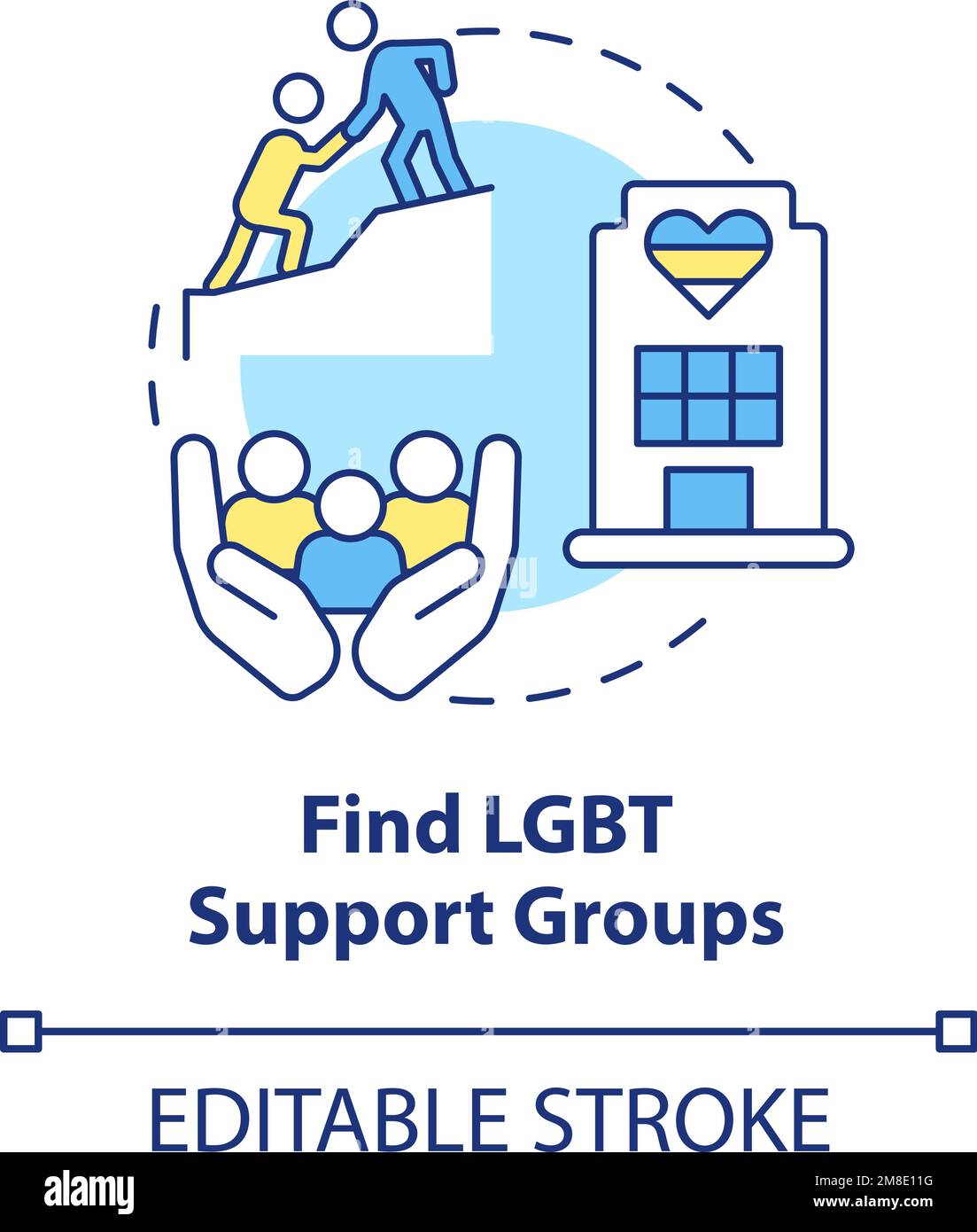 Lgbt support symbol Cut Out Stock Images & Pictures - Alamy