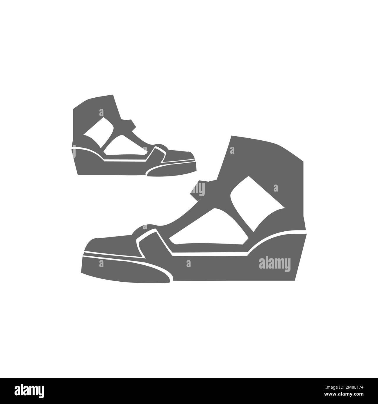 Shoe icons, common graphic resources, vector illustrations Stock Vector ...
