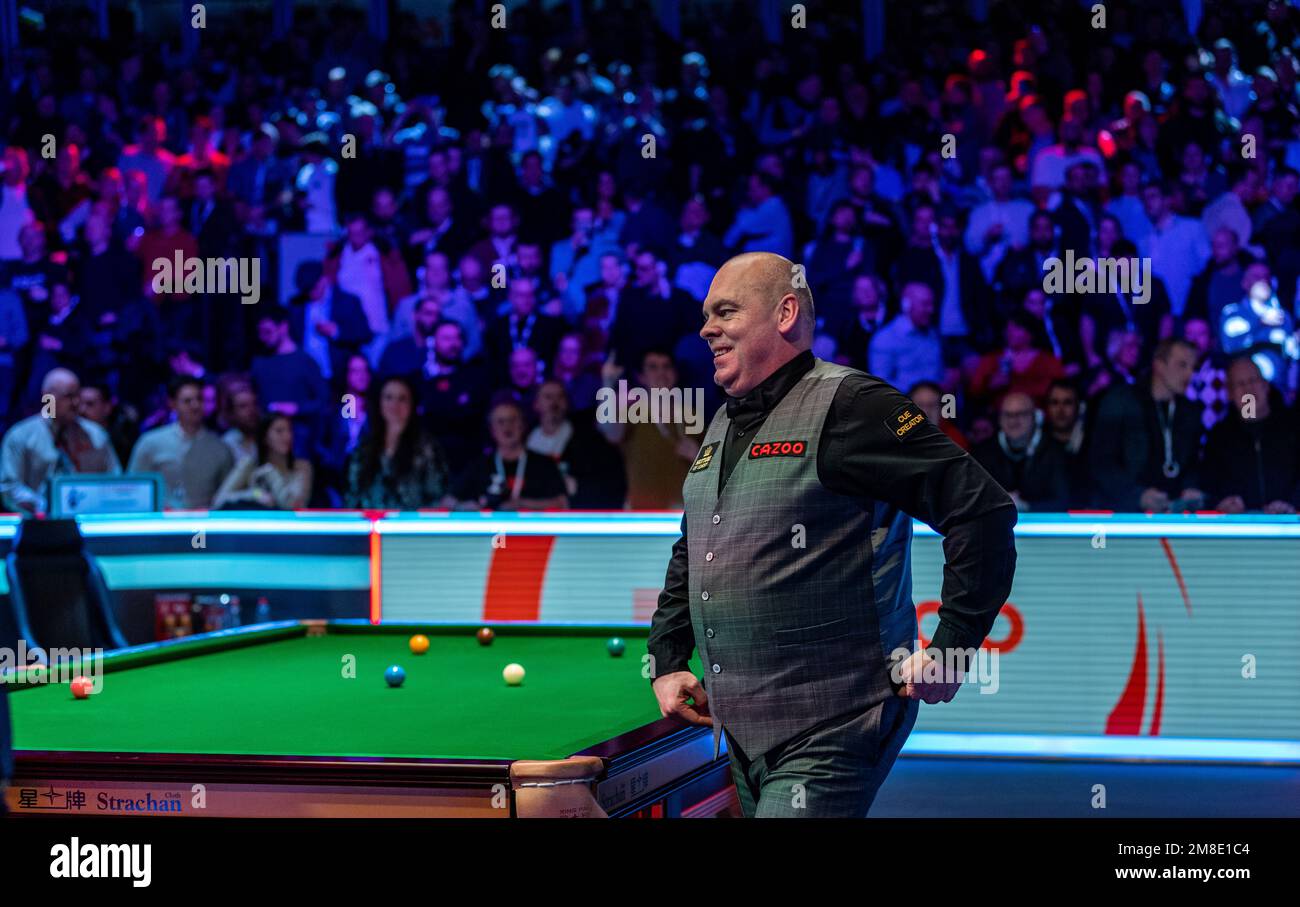 Stuart Bingham after winning his match 6-0 against Shaun Murphy during ...