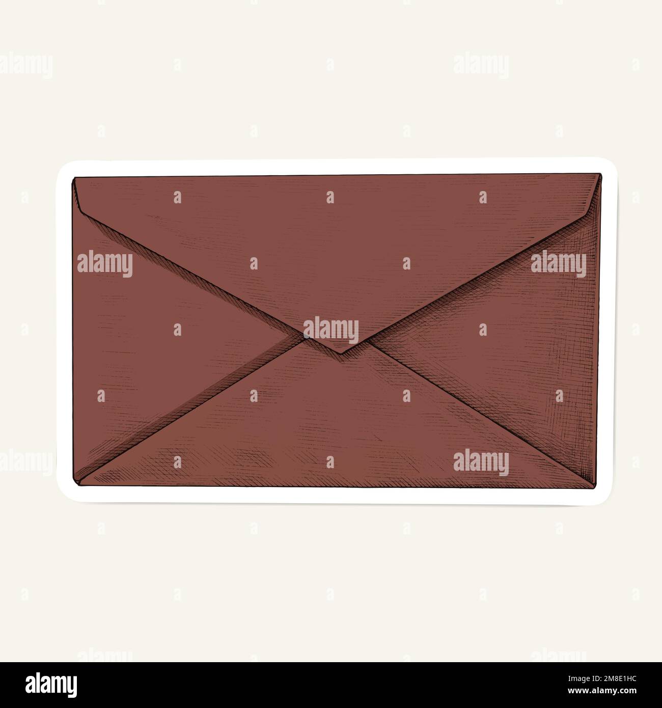 Vector red envelope cartoon sticker Stock Vector Image & Art - Alamy