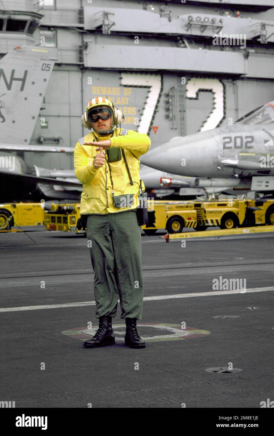 Aviation Boatswain's Mate H (Aircraft Handling) 2nd Class Michael ...