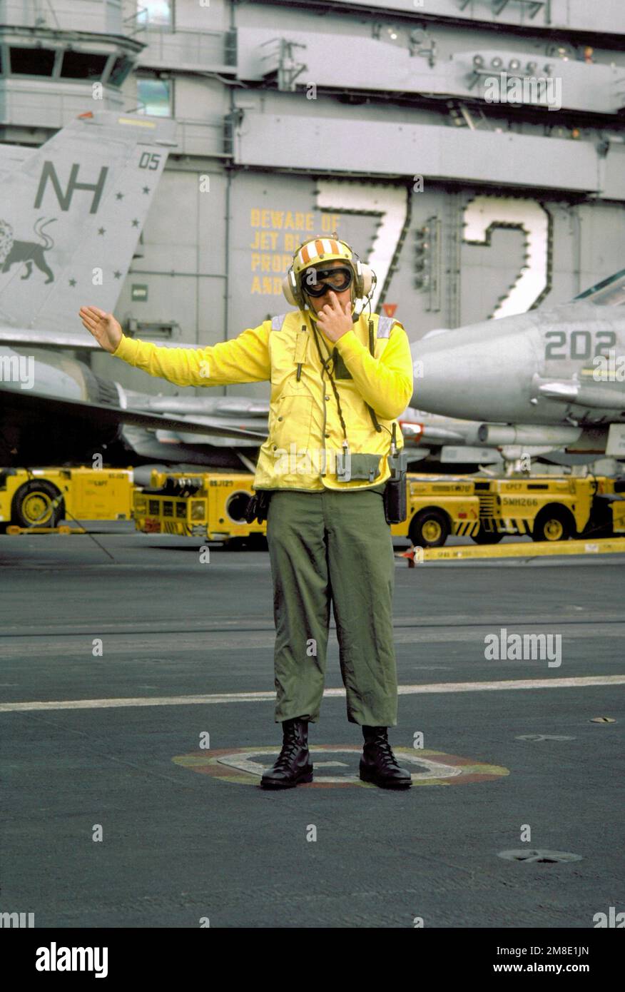 Aviation Boatswain's Mate H (Aircraft Handling) 2nd Class Michael ...