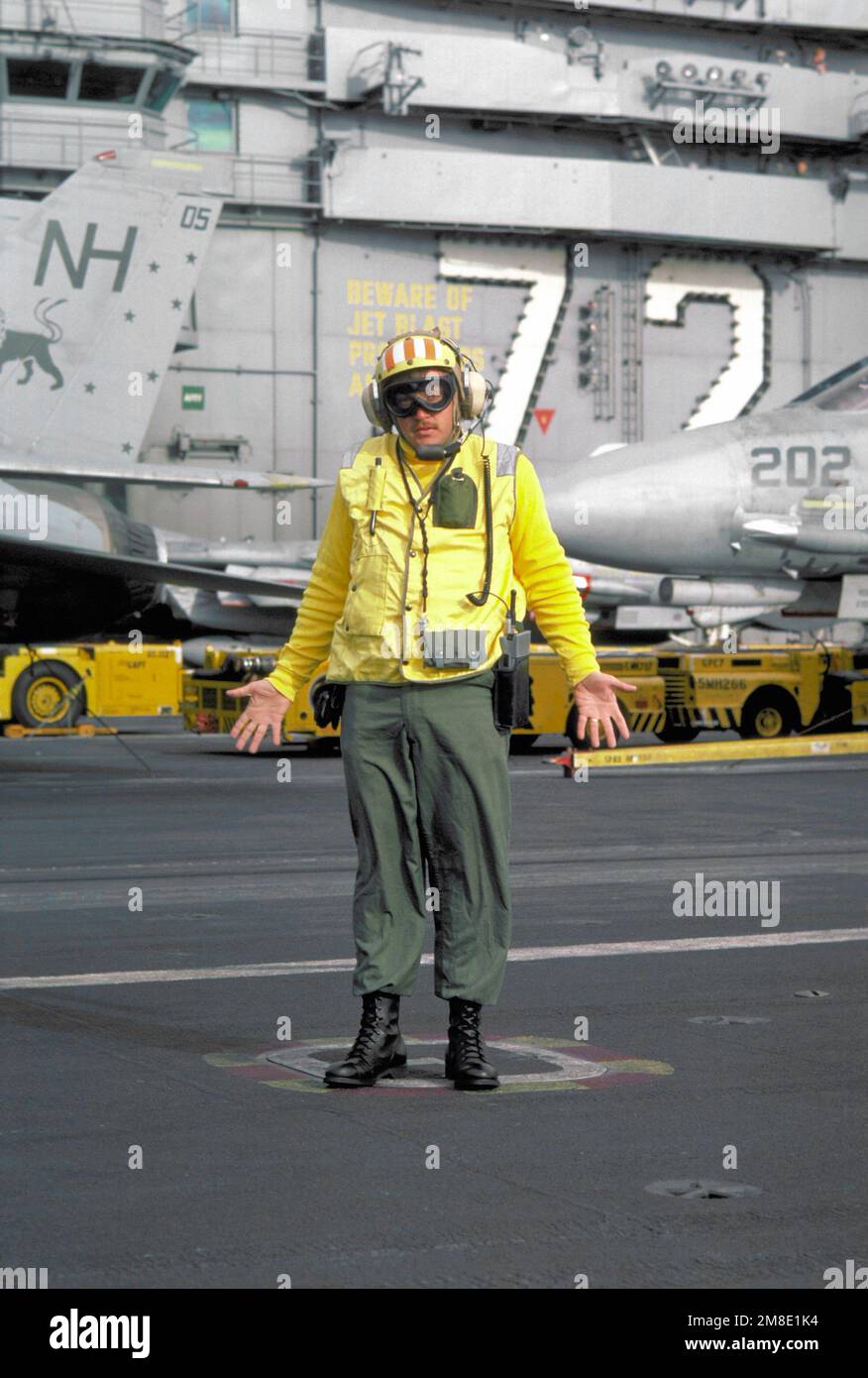 Aviation Boatswain's Mate H (Aircraft Handling) 2nd Class Michael ...