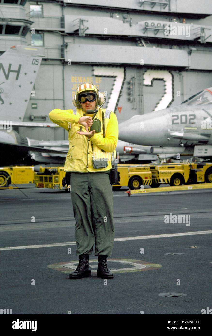 Aviation Boatswain's Mate H (Aircraft Handling) 2nd Class Michael ...