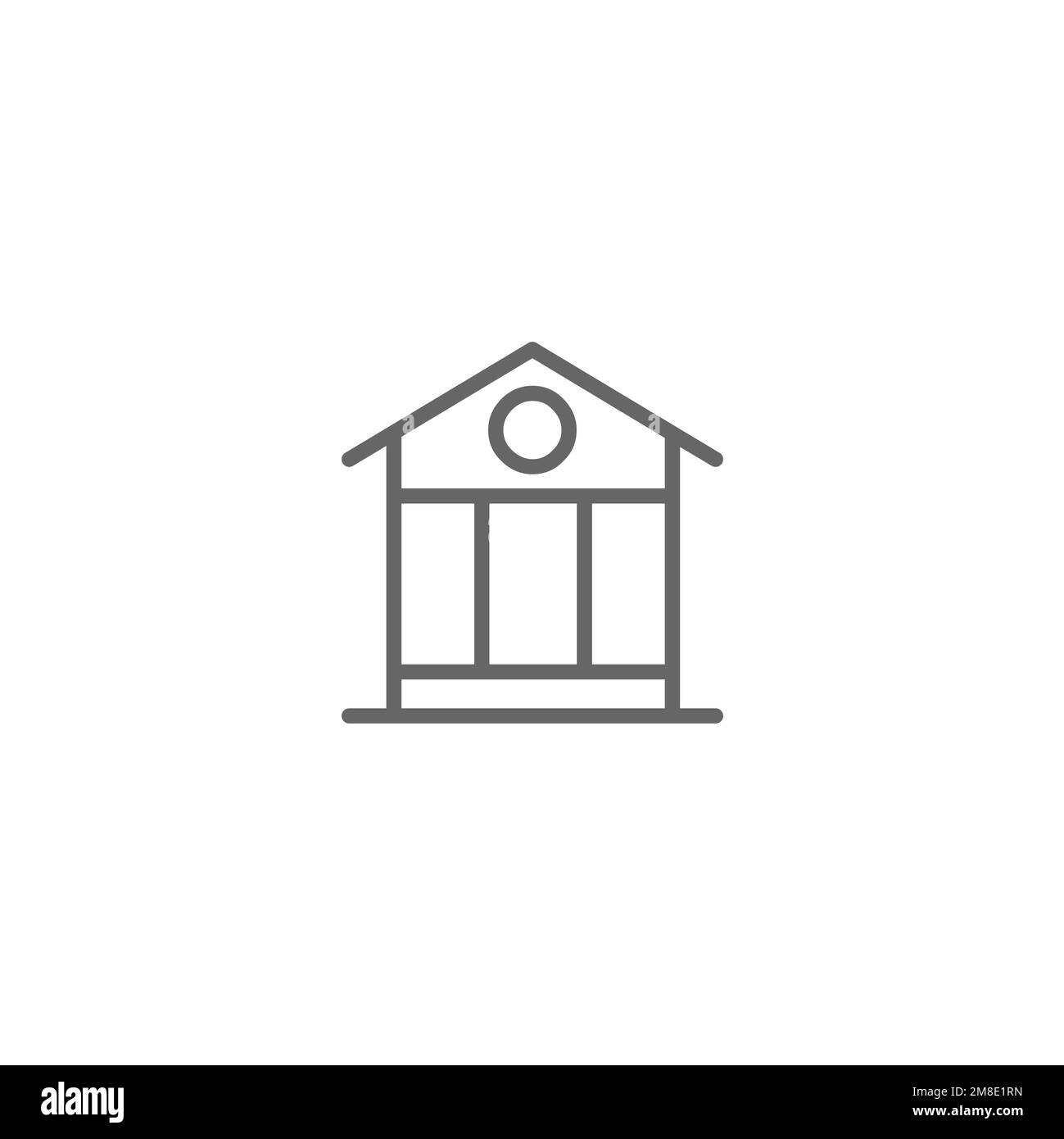 Government office building icons, common graphic resources, vector ...