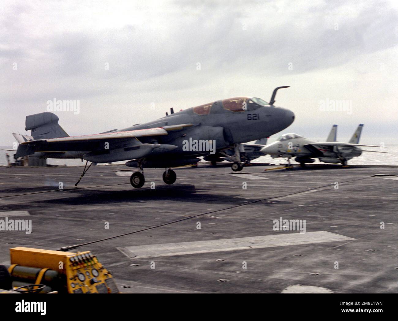 A Tactical Electronic Warfare Squadron 135 (VAQ-135) EA-6B Prowler ...