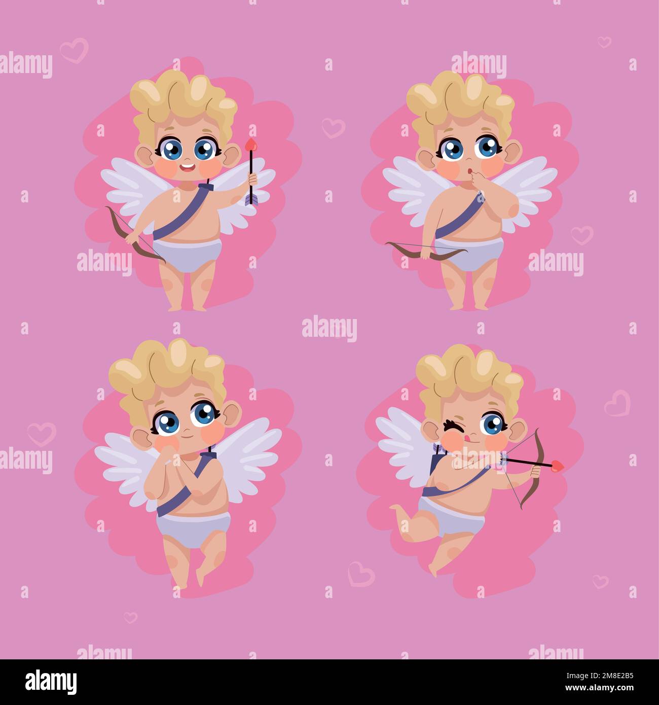 The four angels Stock Vector Images - Alamy