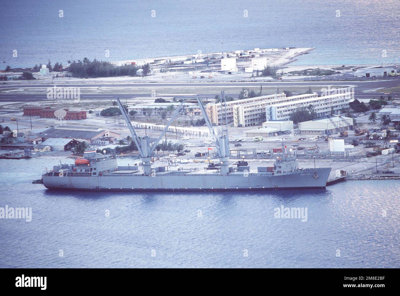 The Military Sealift Command auxiliary crane ship GOPHER STATE (T-ACS-4 ...