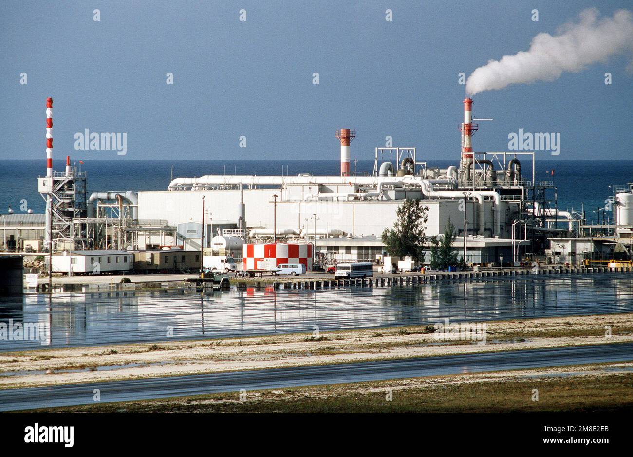 A view of the JACADS facility during Operation Steel Box. The facility ...