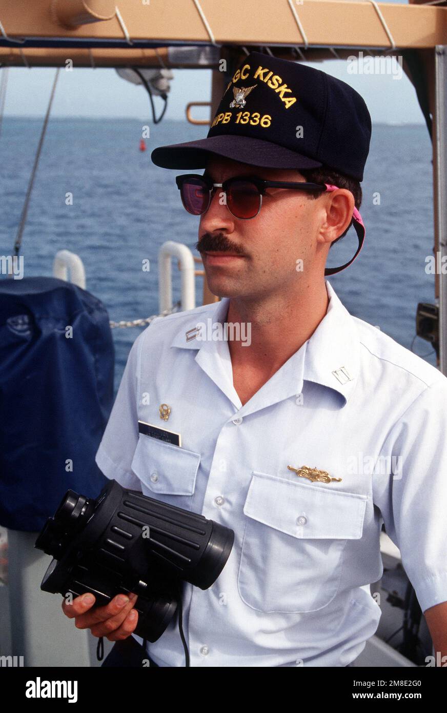 LT Michael E.Sullivan, commanding officer of the Coast Guard large ...