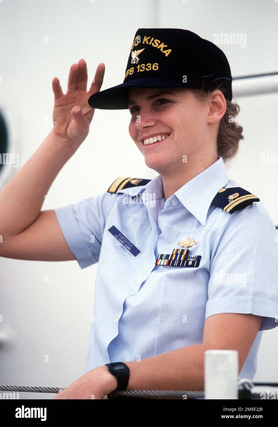 LT J.G. Susan K. Vukovich, executive officer of the Coast Guard large ...