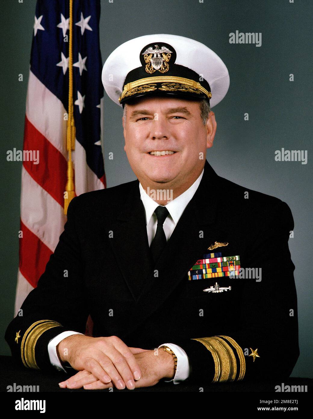 RADM Thomas W. Evans, USN (covered). Country: Unknown Stock Photo - Alamy