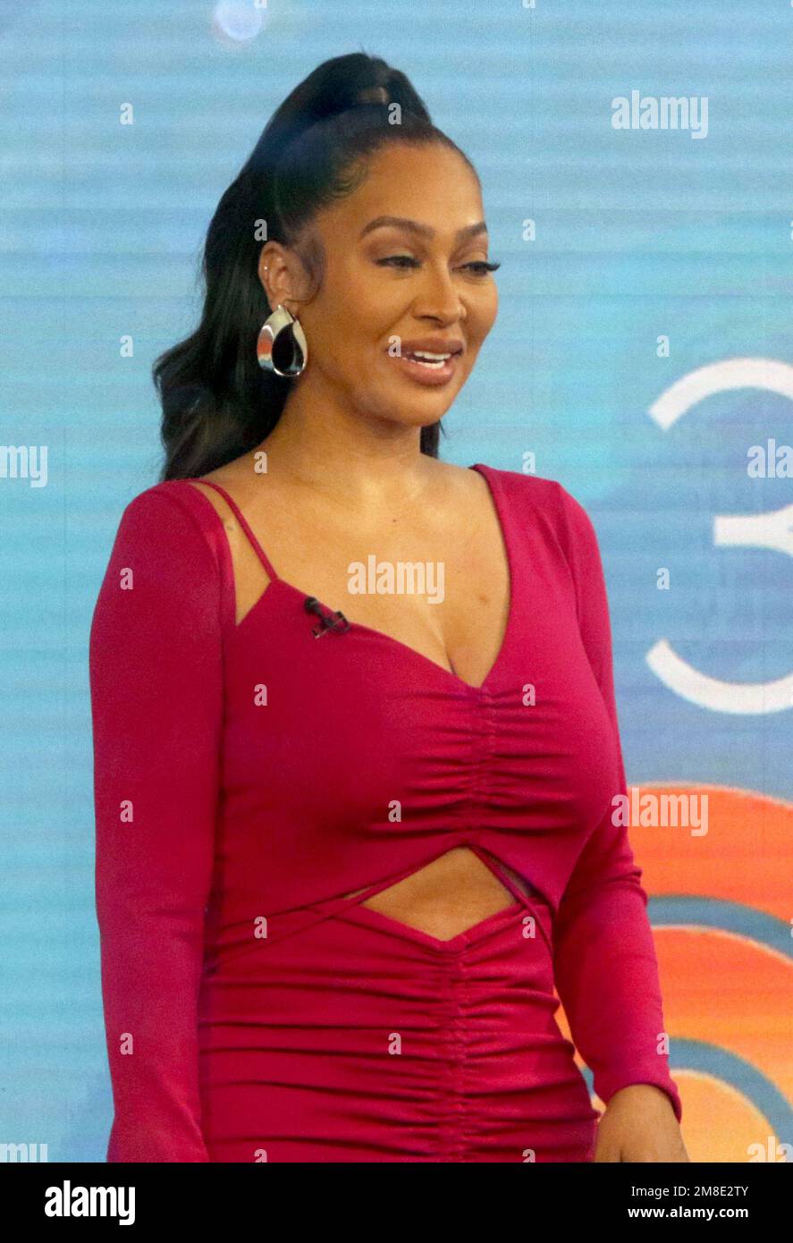 New York, NY, USA. 13th Jan, 2023. Lala Anthony seen at NBC's Today ...