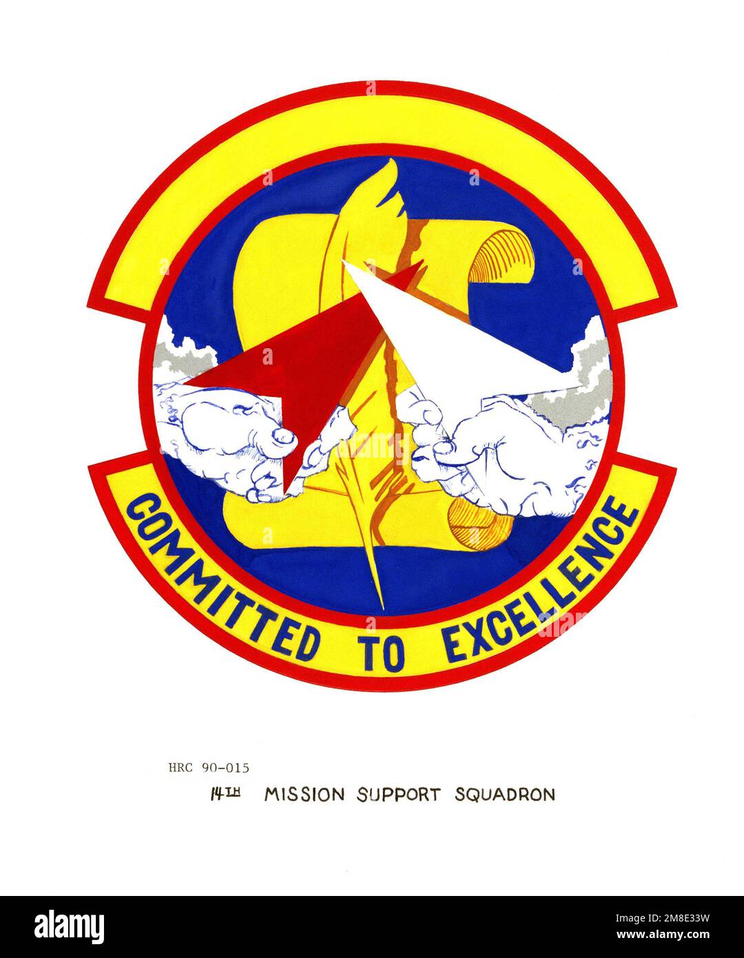 Approved insignia for: 14th Mission Support Squadron. Country: Unknown ...