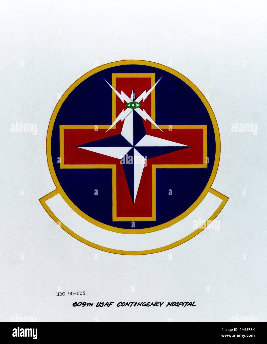Approved insignia for: 609th Contingency Hospital. Country: Unknown ...