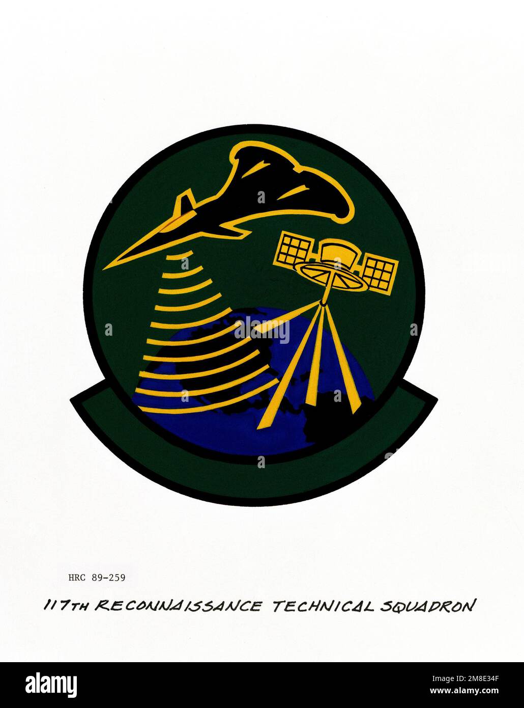 Approved insignia for: 117th Reconnaissance Technical Squadron. Country ...