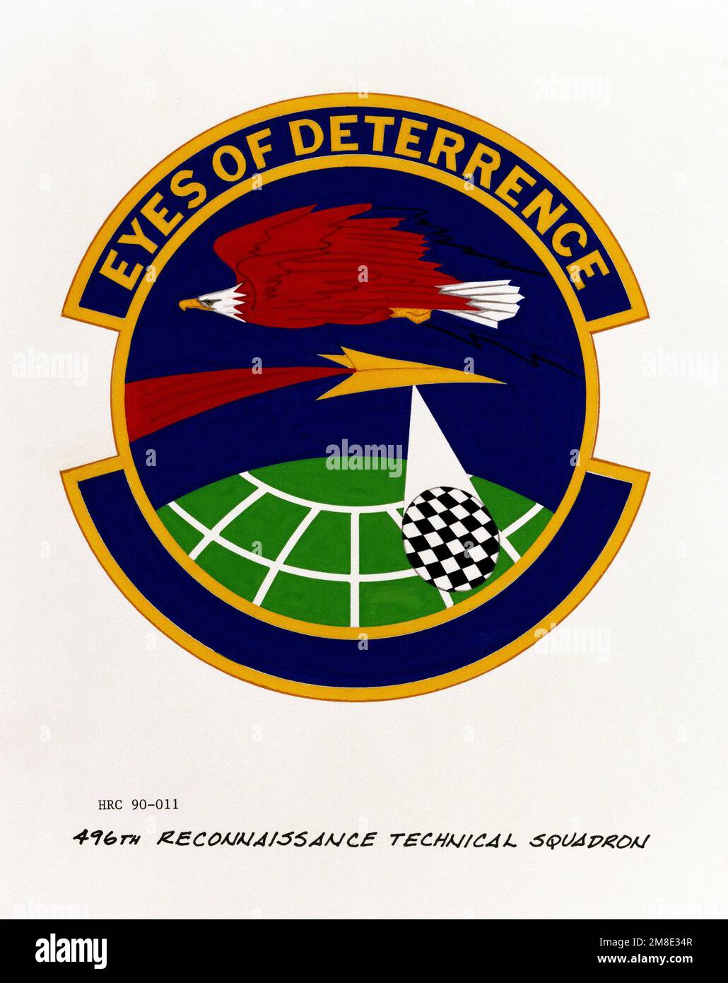 Approved insignia for: 496th Reconnaissance Technical Squadron. Country ...