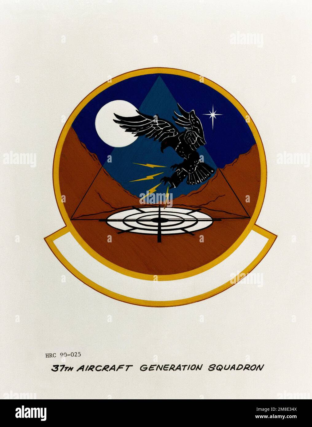 Approved insignia for: 37th Aircraft Generation Squadron. Country ...