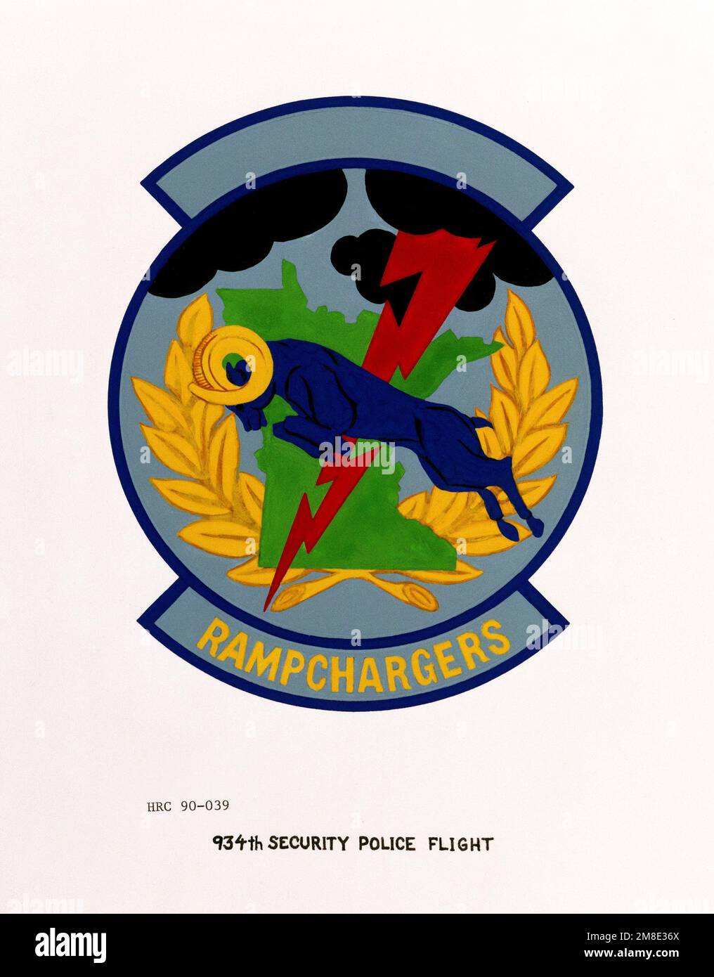 Approved insignia for: 934th Security Police Flight. Country: Unknown ...