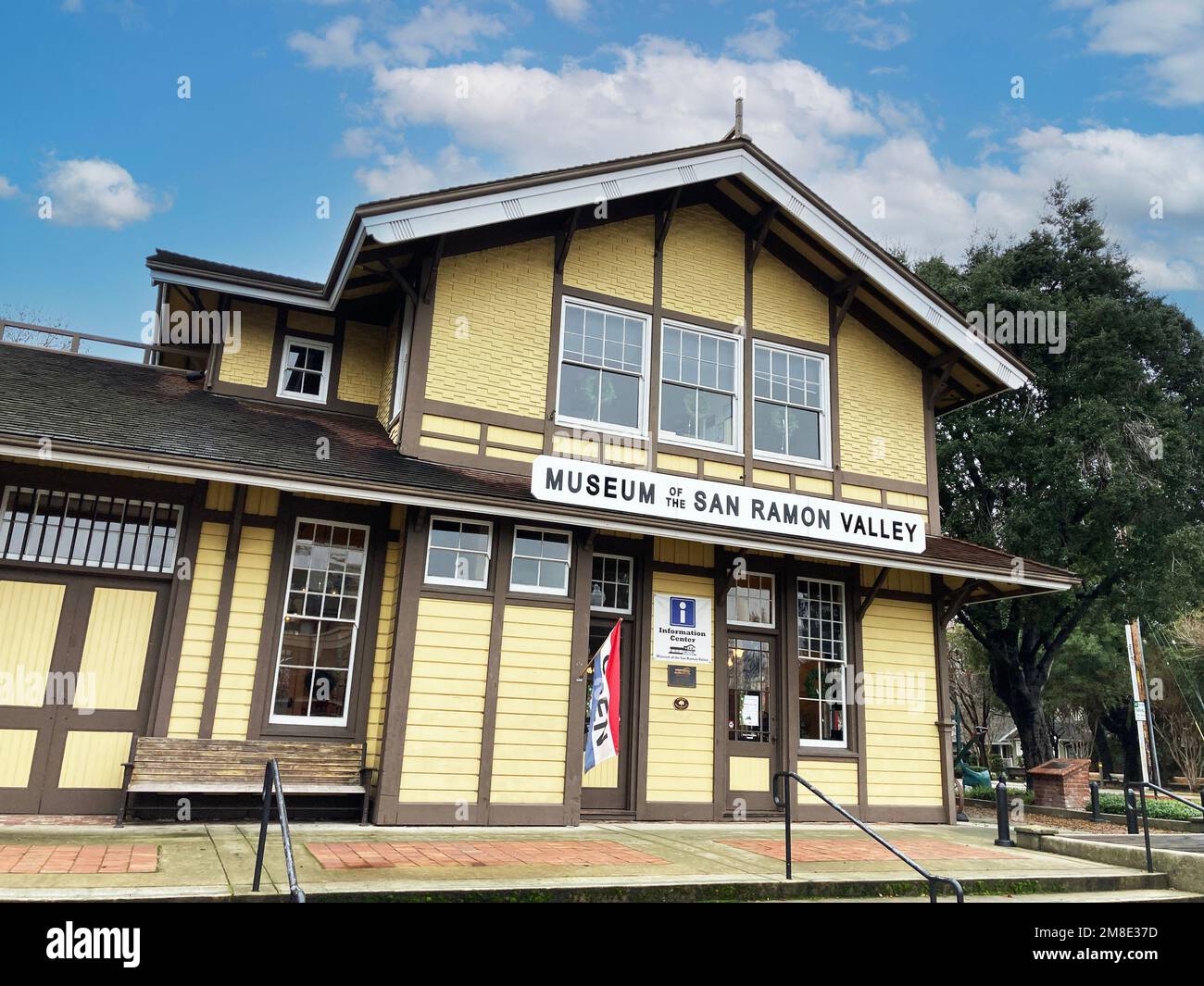 Museum of the San Ramon Valley building facade and exterior in a ...