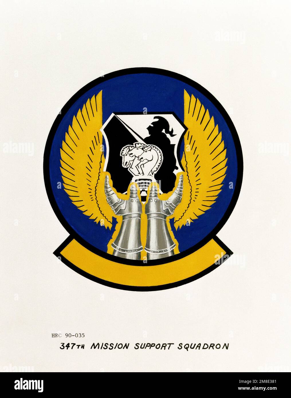 Approved insignia for: 347th Mission Support Squadron. Country: Unknown ...
