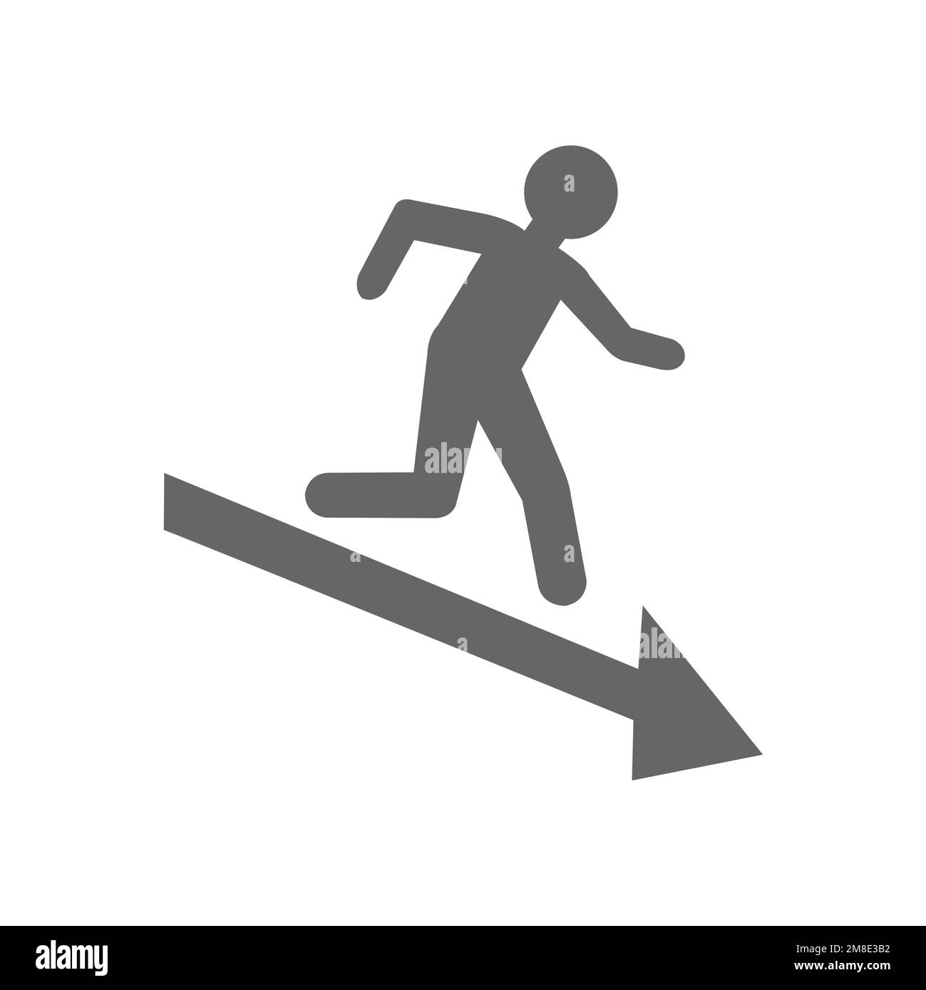 Downgrade icons, business graphics resources, vector illustrations ...