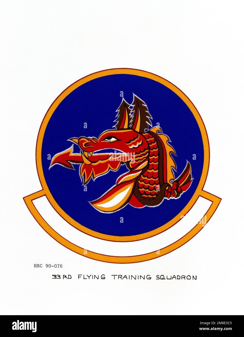 Approved insignia for: 33rd Flying Training Squadron. Country: Unknown ...