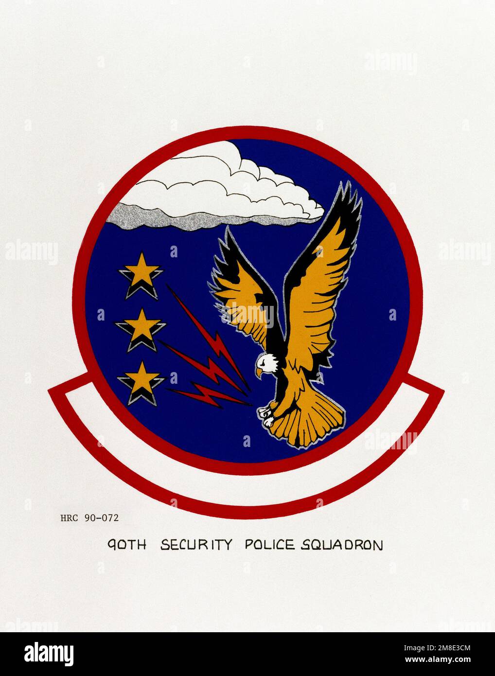 Approved insignia for: 90th Security Police Squadron. Country: Unknown ...