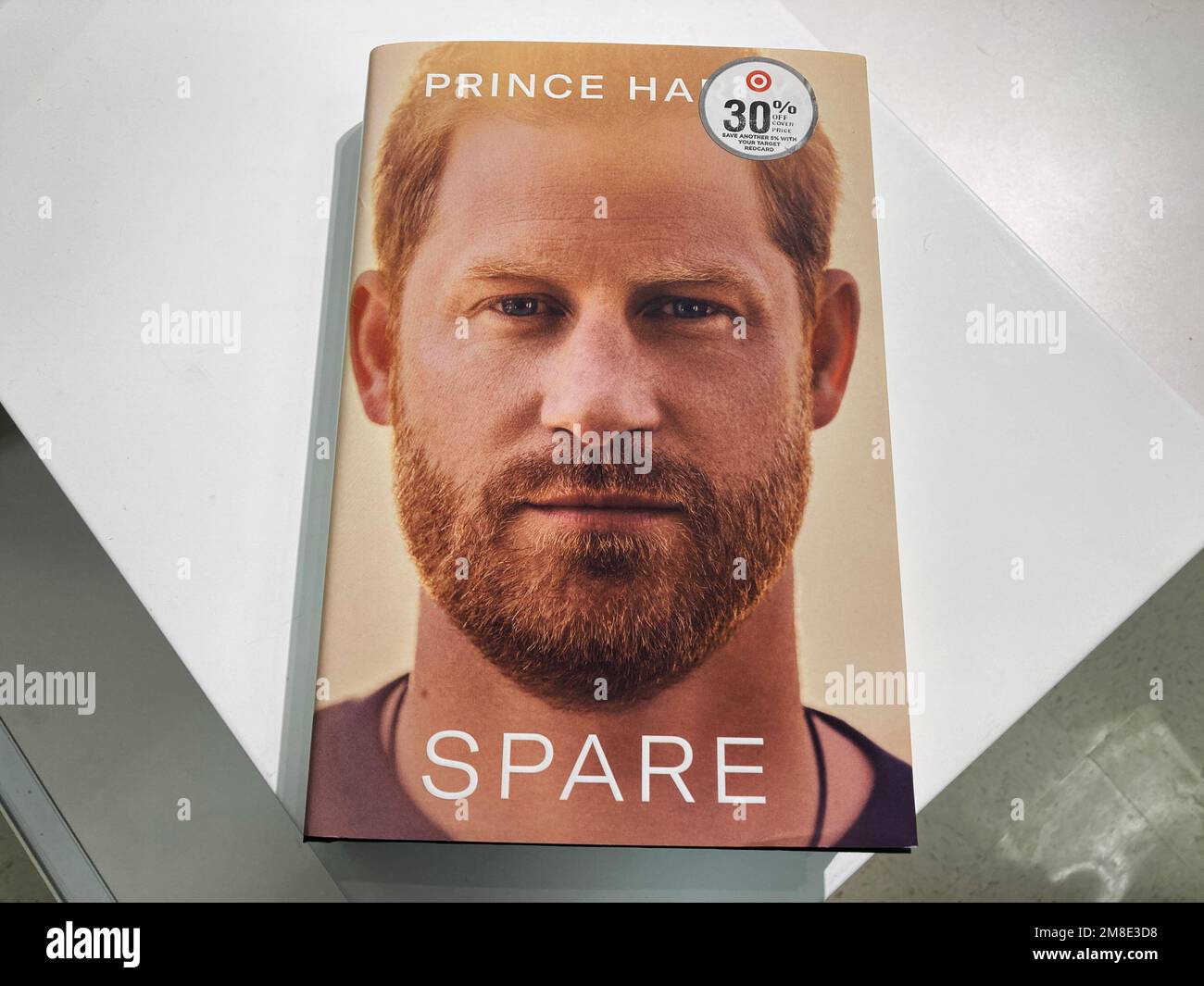 Spare, book by Prince Harry with 30 percent discount tag - USA ...