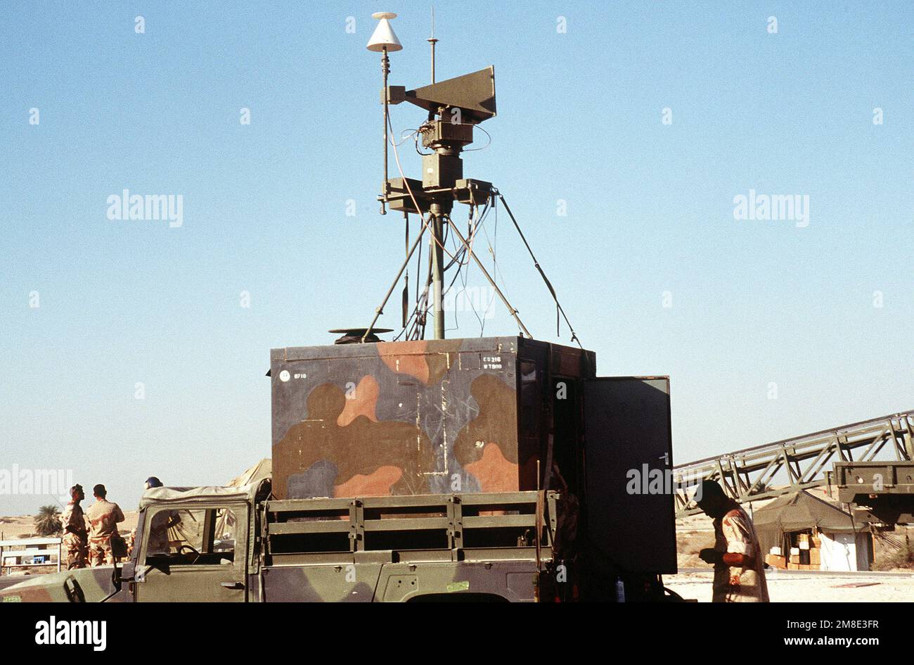 A Marine from the 3rd Remotely Piloted Vehicle (RPV) Platoon works ...