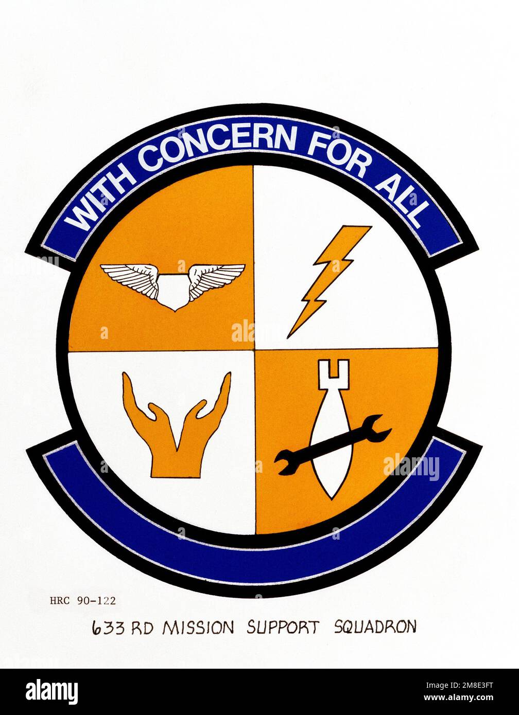 Approved insignia for: 633rd Mission Support Squadron. Country: Unknown ...