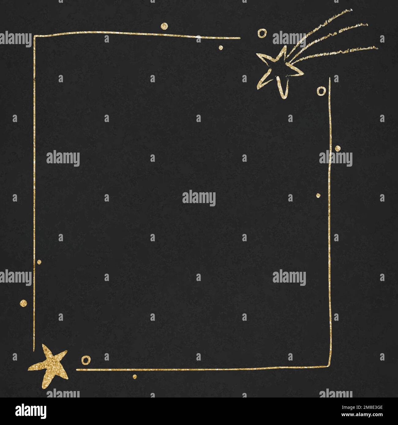 Vector space star border hi-res stock photography and images - Alamy