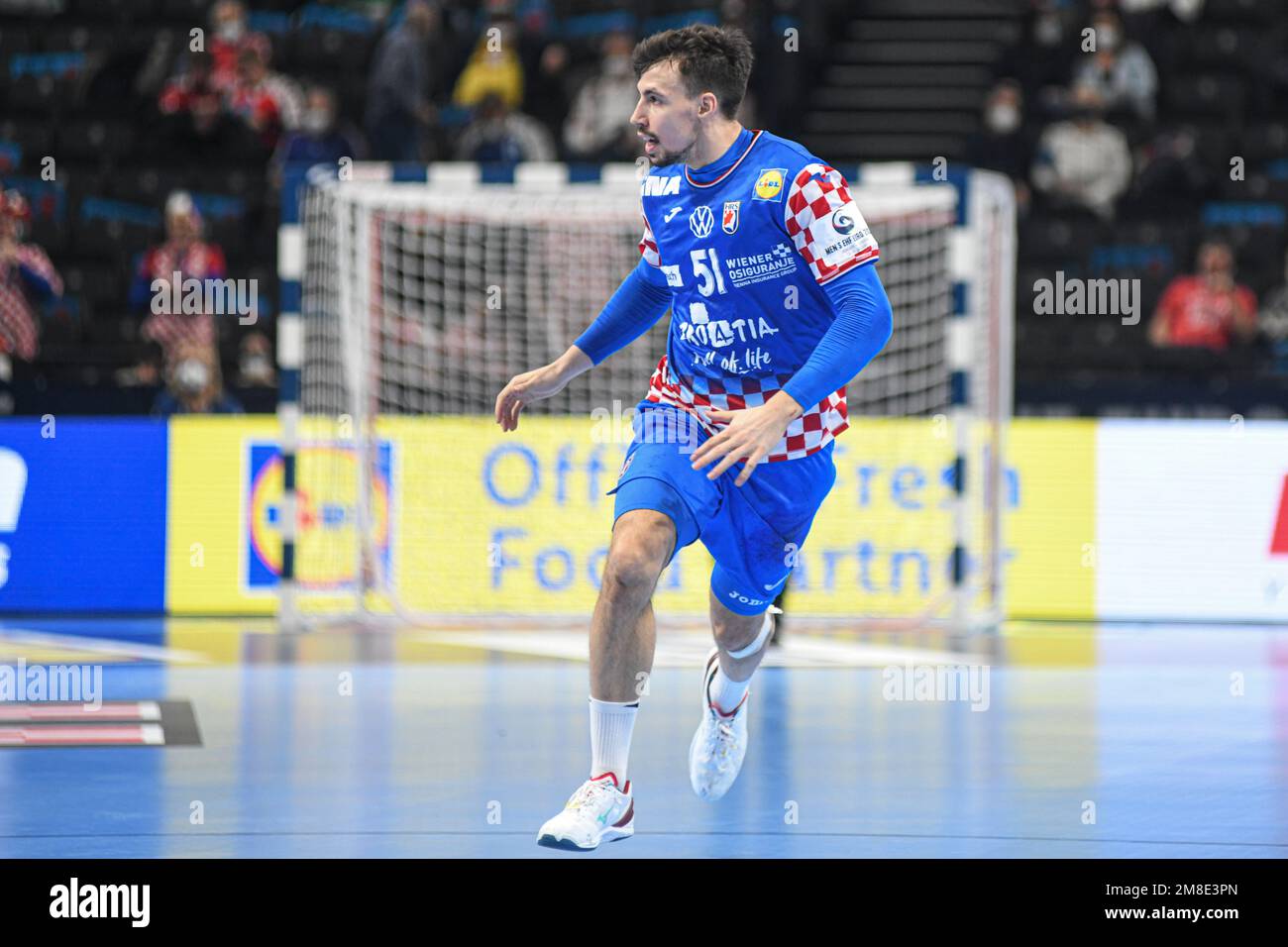 Ivan Martinovic (Croatia). EHF Euro 2022. Main Round Stock Photo - Alamy