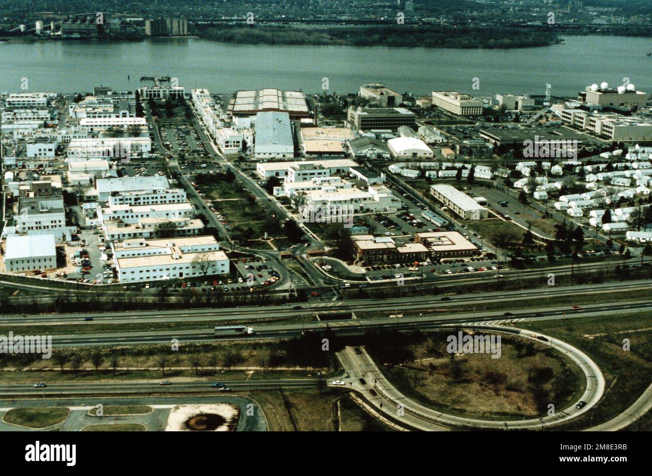An aerial view of the Naval Research Laboratory (NRL) complex. Base ...
